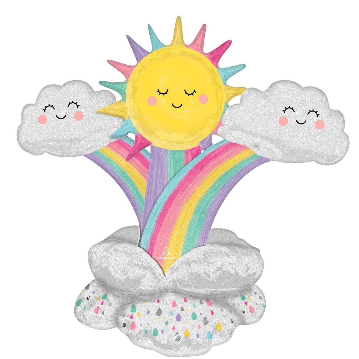 Cheerful Rainbow & Sunshine AirLoonz Balloon - Pack of 3 – Shluchim ...