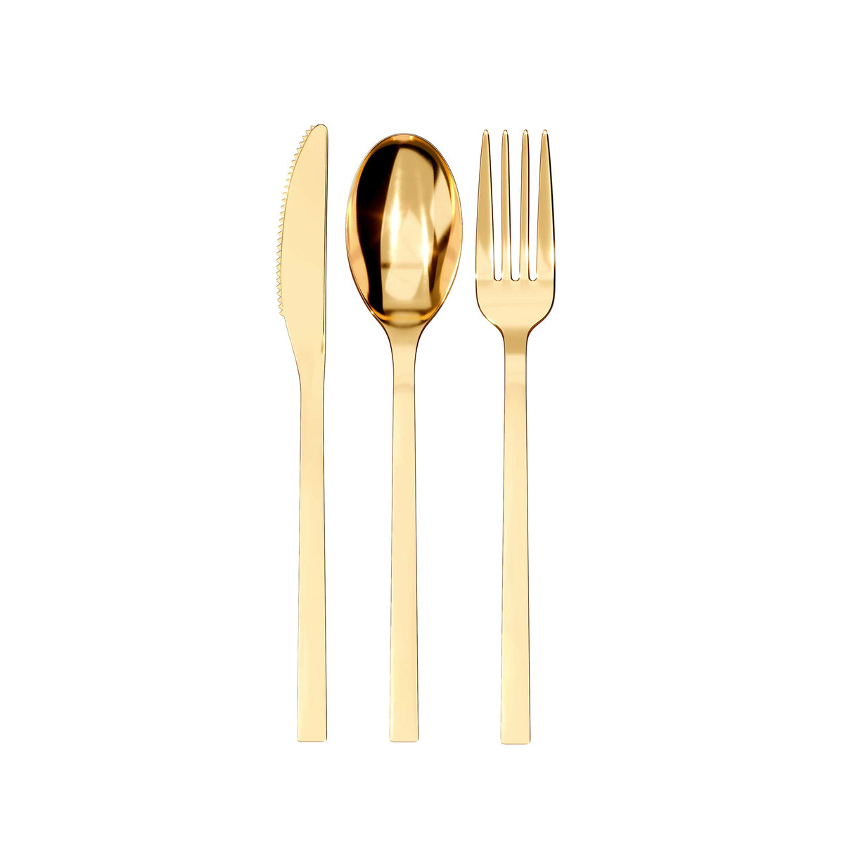 480 Piece Mod Gold Full Cutlery Combo Set – Shluchim Supplies