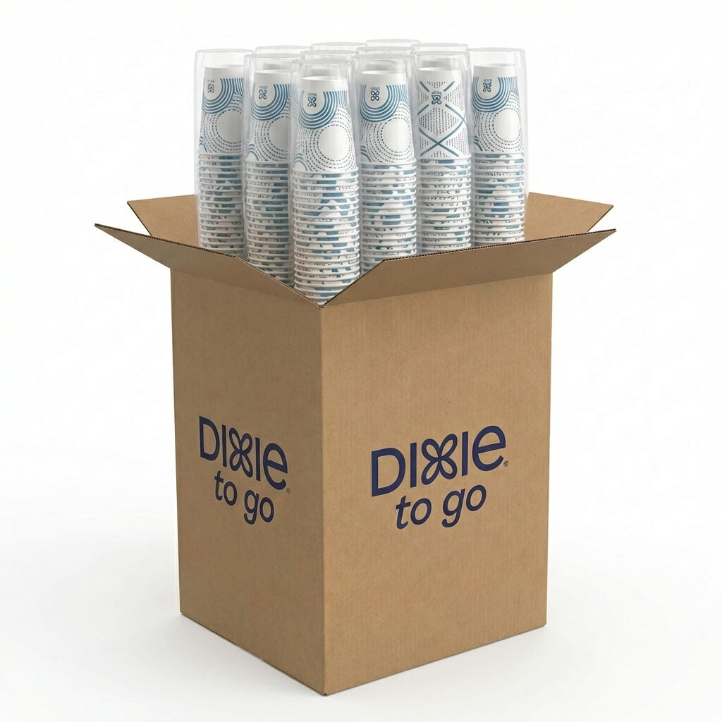 12 Oz. New Style Dixie to Go Insulated Hot Cups | 5000 Count – Shluchim ...