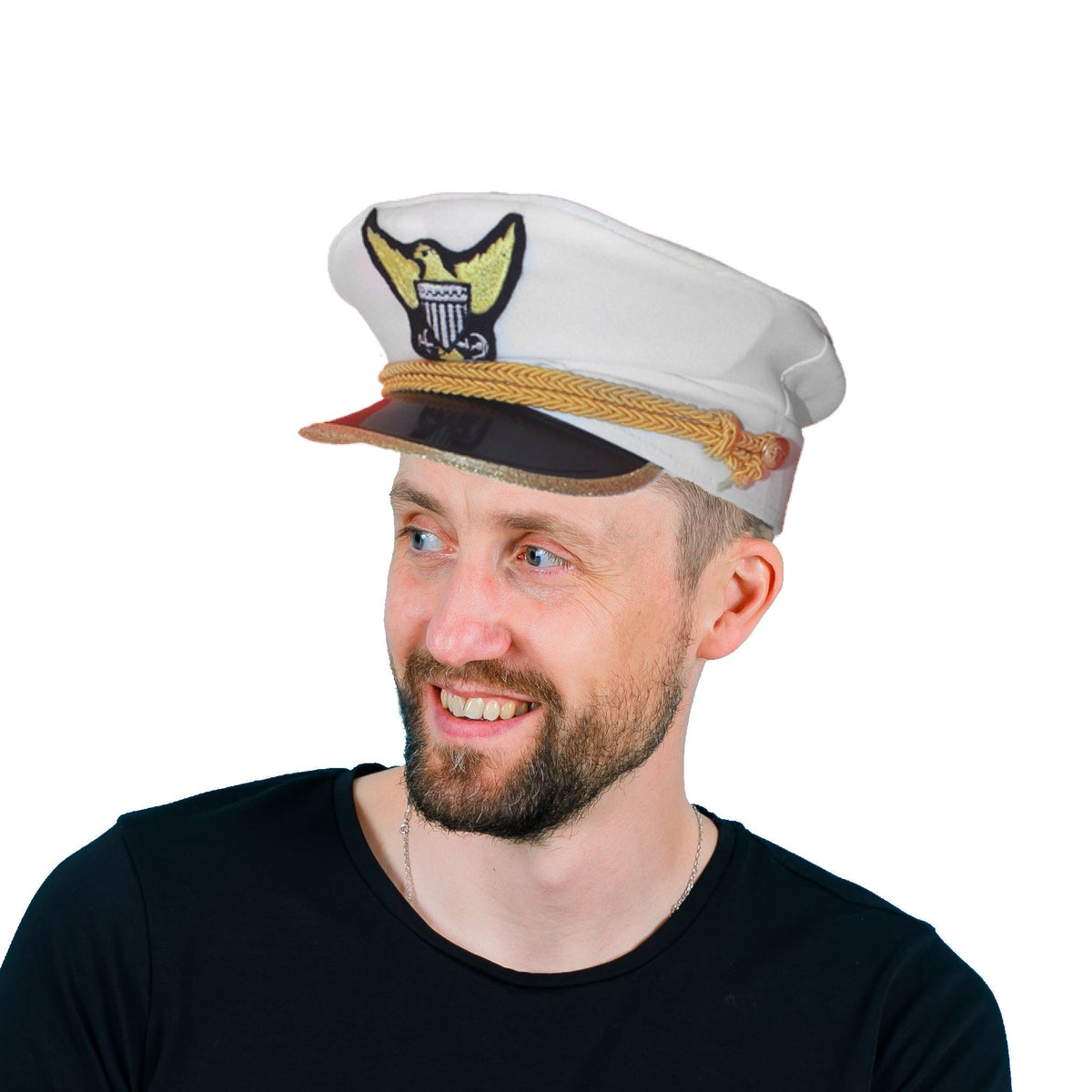 Navy Captain Admiral Hat - Adults – Shluchim Supplies
